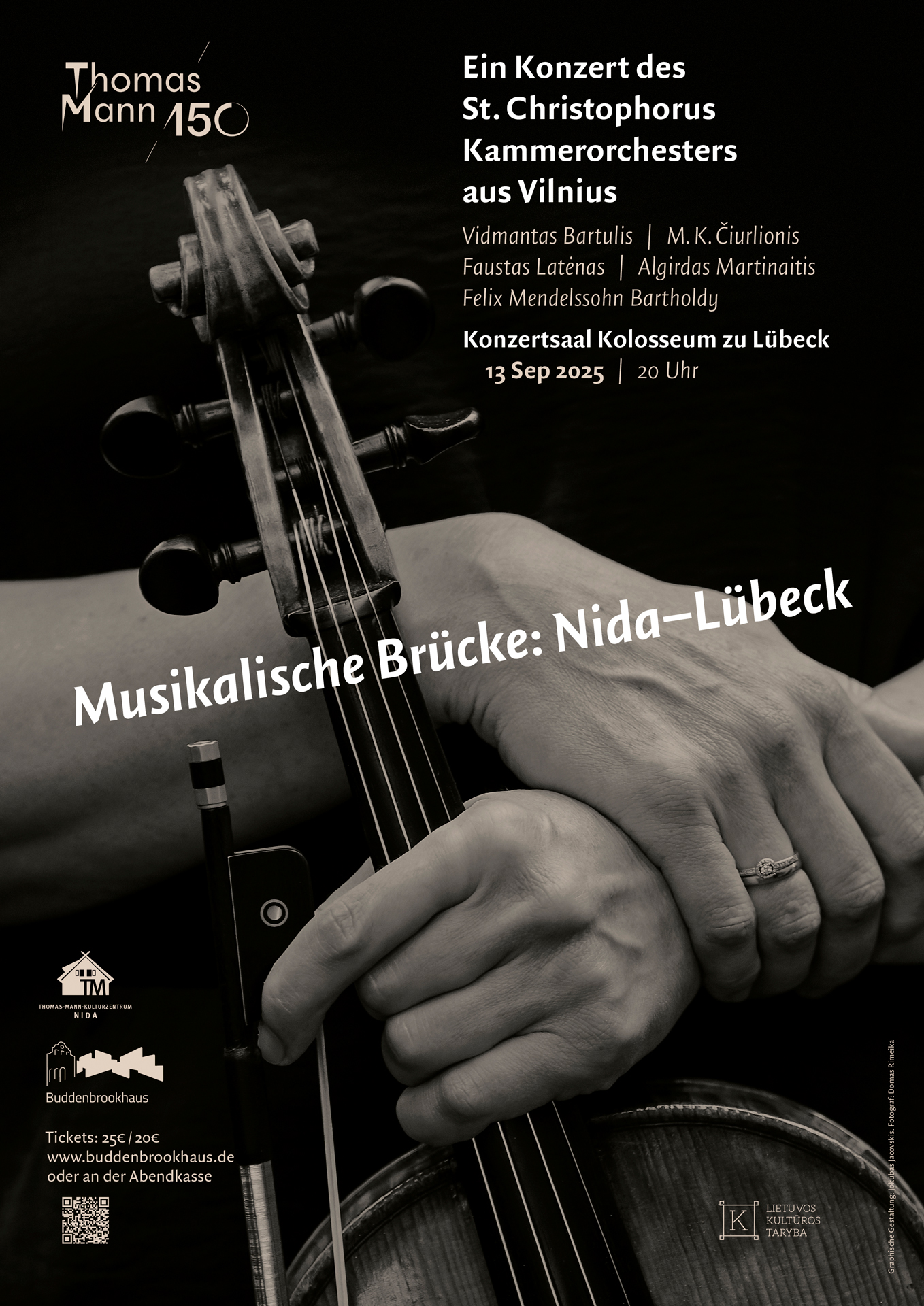 Musikalische Brücke: Nida–Lübeck. Ein Konzert zum Jubiläum 150 Jahre ...